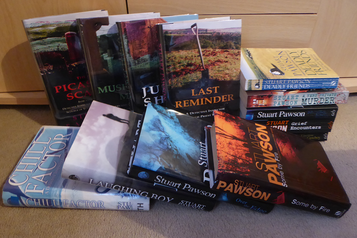The Charlie Priest Crime Books of Stuart Pawson – Mudskipper Press