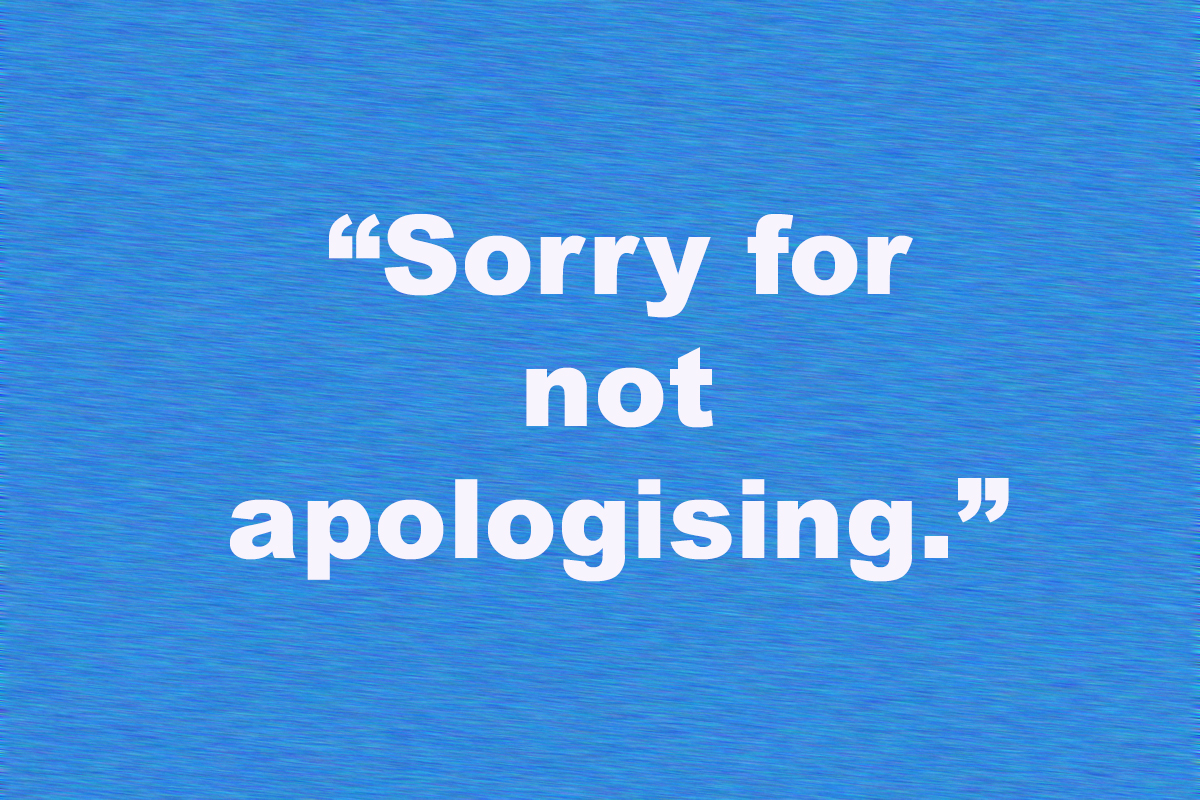 The Insincerity of a Social Media Apology – Mudskipper Press